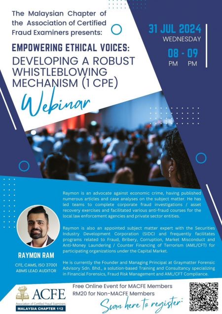 ACFE Malaysia | MALAYSIAN ASSOCIATION OF CERTIFIED FRAUD EXAMINER